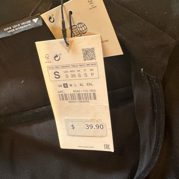 Zara | Dresses | Zara Black Wrap Desss | Poshmark